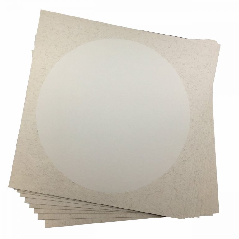 circulo Beige papel Xuan montado (10 piezas) - de 19.06$ en Inkston