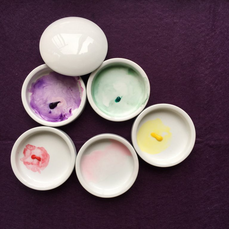 White Ceramic Ink Palette/ Reservoir - de $15.25 en Inkston